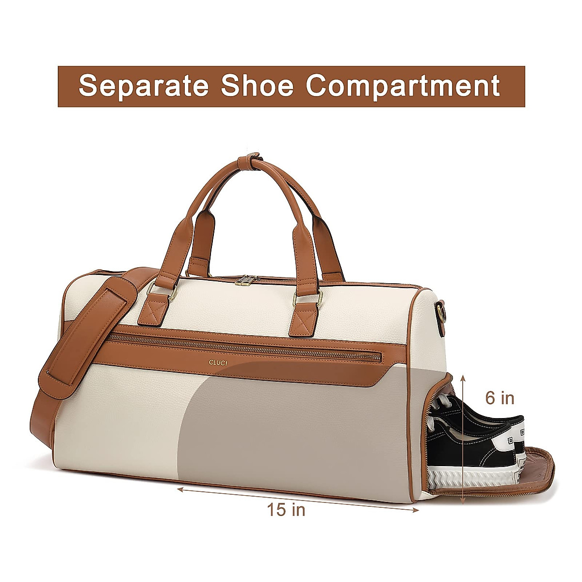 CLUCI Backpack Purse + Weekender Bags for Women