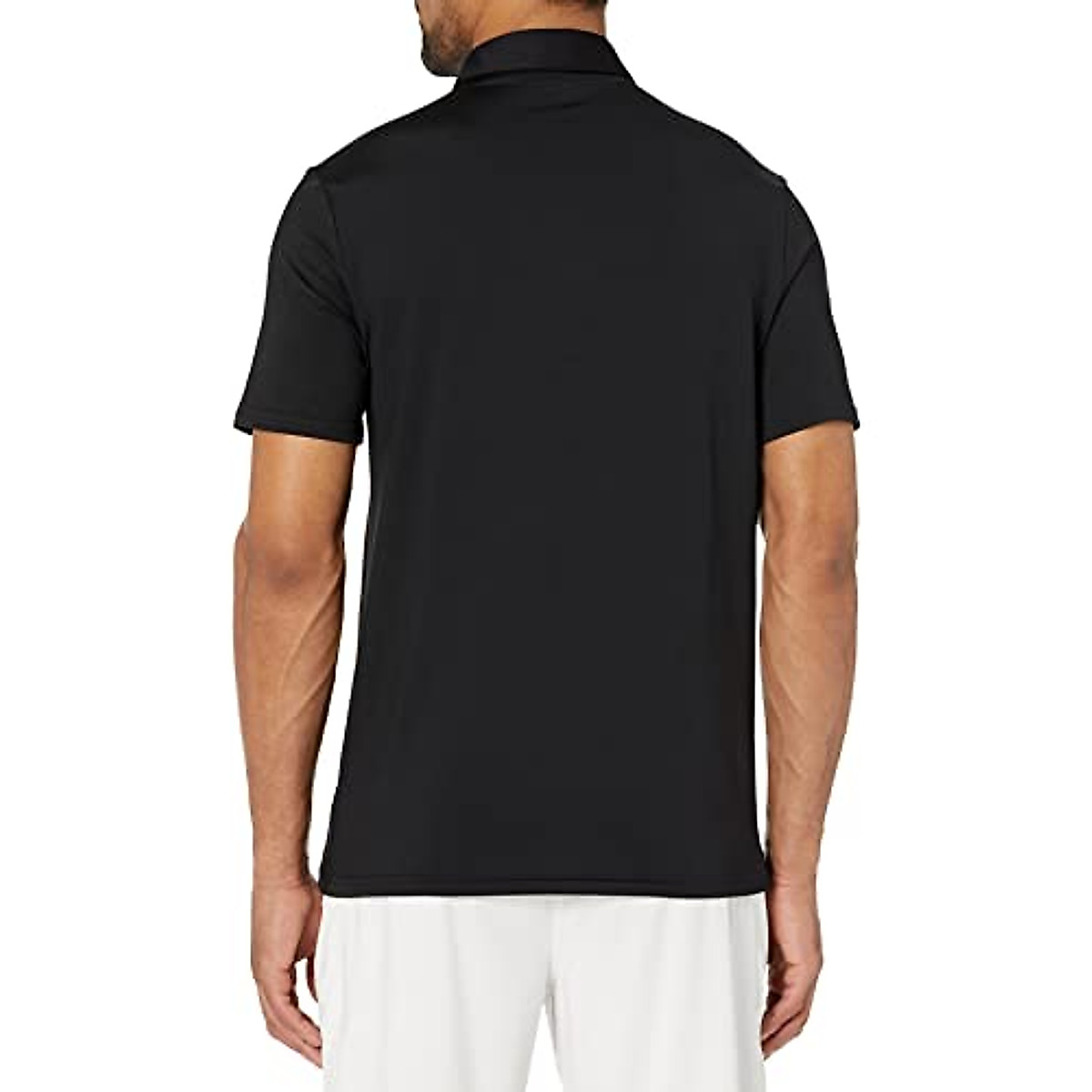 Amazon Essentials Men's Slim-Fit Tech Stretch Polo Shirt, Black, X-Small