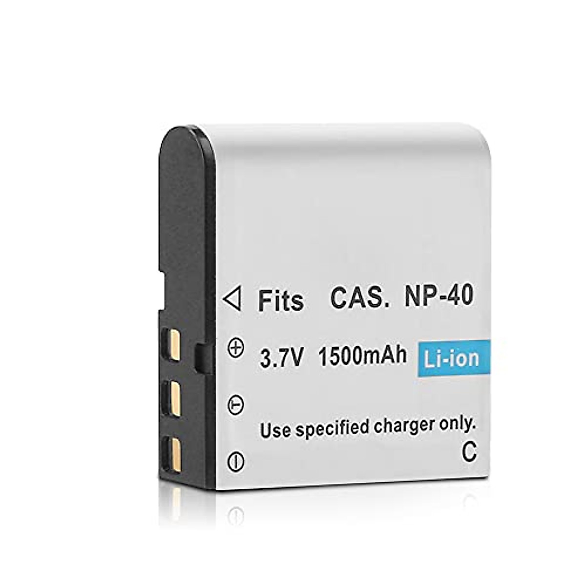 GEEKAM NP-40 Battery Pack, 1500mAh Rechargeable Battery(3-Pack) with USB Dual Charger for Video Camera Camcorders