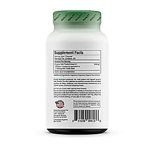 Milk Thistle Organic - 120 Servings of 2000mg - Strong – 4 Month Supply – CCOF Organic - Silymarin Thisilyn Seed Standardized Extract 4:1 Capsules - Made in The USA
