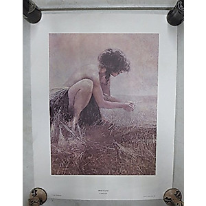 Spring In Gold By Jeffery Jones Signed And Numbered Print #103/300 1989