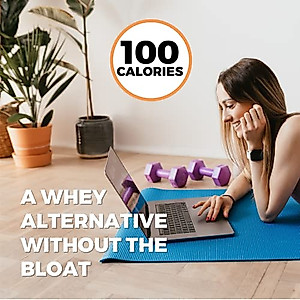 Growing Naturals Raw Pea Protein Powder, Vegan Plant Based Protein, BCAA, Low-Carb, Low-Sugar, Vanilla Blast, 2 Pound (Pack of 1)