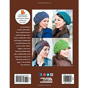 Crochet Slouchy Beanies and Headwraps: Great Styles for Everyday!, Bonus Online Tutorials!