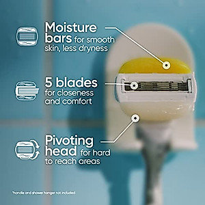 Gillette Venus ComfortGlide Womens Razor Blade Refills, 6 Count, Infused with Olay Coconut Scent