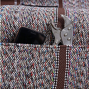 West Coast Auto Universal Baja Saddle Blanket Bench Full Size Seat Cover Fits Ford, Chevrolet, Dodge, and Full Size Pickup Trucks (Brown)