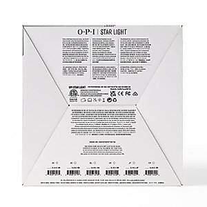 OPI Star Light Gel Lamp 3.0, LED Curing Lamp for GelColor, 4.82 lb.