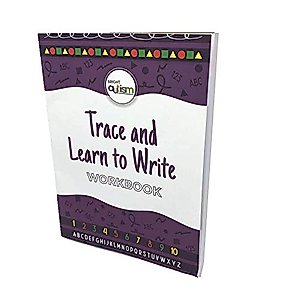 Bright Autism Trace and Learn to Write Workbook, Trace line, Shapes, Numbers and Letters workbook for Kids, Preschool Workbook, Pre-Writing, Pre-Reading
