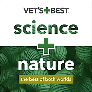 Vets Best Dental Care Finger Wipes | Reduces Plaque & Freshens Breath | Teeth Cleaning Finger Wipes for Dogs & Cats | 50 Disposable Wipes