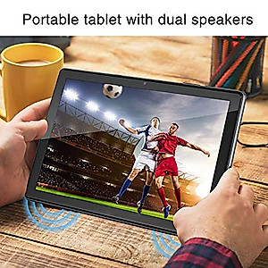 HAOVM 10 inch Android 11 Tablets, P10 Android Tablet, Octa-Core Processor, 3GB RAM 512GB Expand Storage 8.0MP Camera, 6000mAh Battery 10.1" IPS HD Display, Wi-Fi, Type C, GPS, FM, Touchscreen Tablets