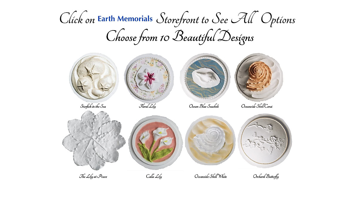 Biodegradable Water Burial Urn - Oceanside Shell White
