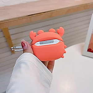 AirPods Pro Case Cover,3D Cute Cartoon Soft Silicone Protective Cover Ocean Animal Fashion Character Silicone Cartoon Kawaii Airpod pro Skin Fun Funny Cool Keychain Kids Teens Cases