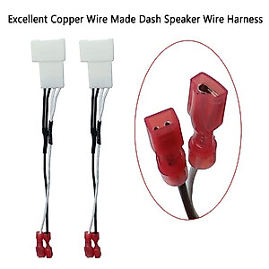 Car Tweeter Speaker Wire Harness Replacement for Toyota 4Runner Tacoma Rav4 Camry Subaru WRX Forester Crosstrek Impreza 2012-2020 Speaker Adapter Tweeter Speaker Connector (2PCS)