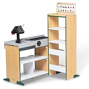 Melissa & Doug Freestanding Wooden Fresh Mart Grocery Store - FSC Certified