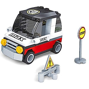 General Jim's Car Transport Train Cars 186 Piece Modular Building Block Bricks Train Set Building Toy and Bricks Building Blocks - for Teens and Adults