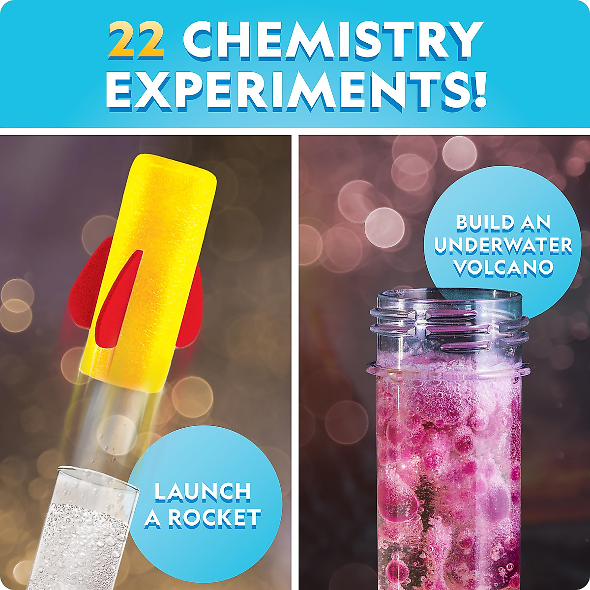 NATIONAL GEOGRAPHIC Mega Science Lab - Science Kit Bundle Pack with 75 Easy Experiments, Featuring Earth Science, Chemistry, and Science Magic Activities for Kids