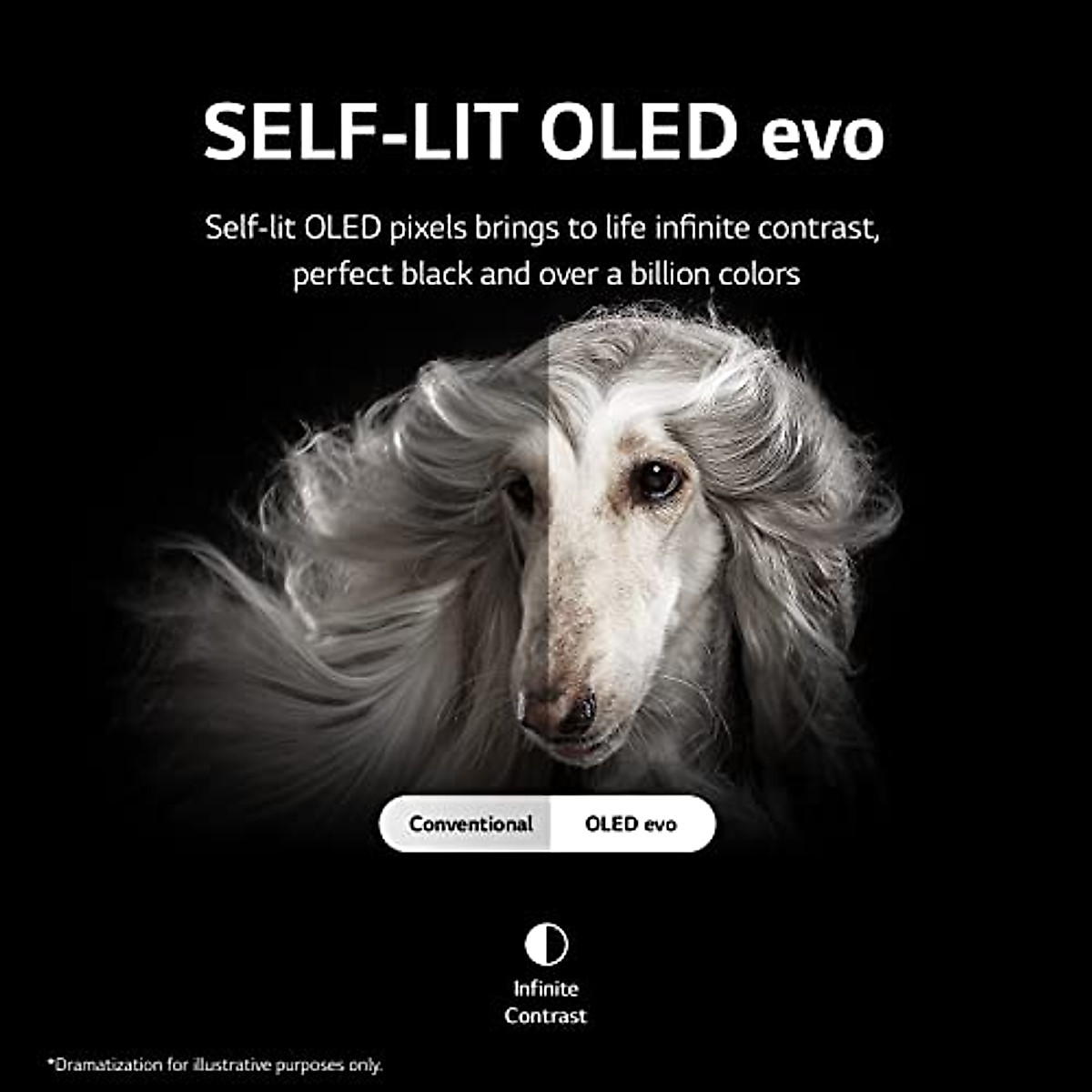 LG 55-Inch Class OLED evo C2 Series Alexa built-in 4K Smart TV, 120Hz Refresh Rate, AI-Powered 4K, Dolby Vision IQ and Dolby Atmos, WiSA Ready, Cloud Gaming (OLED55C2PUA, 2022) (Renewed)