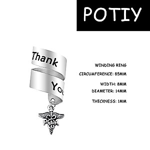 POTIY Physician Assistant Stethoscope ID Tag PA Stethoscope ID Tag Medical Student Charm PA School Gift (PA)