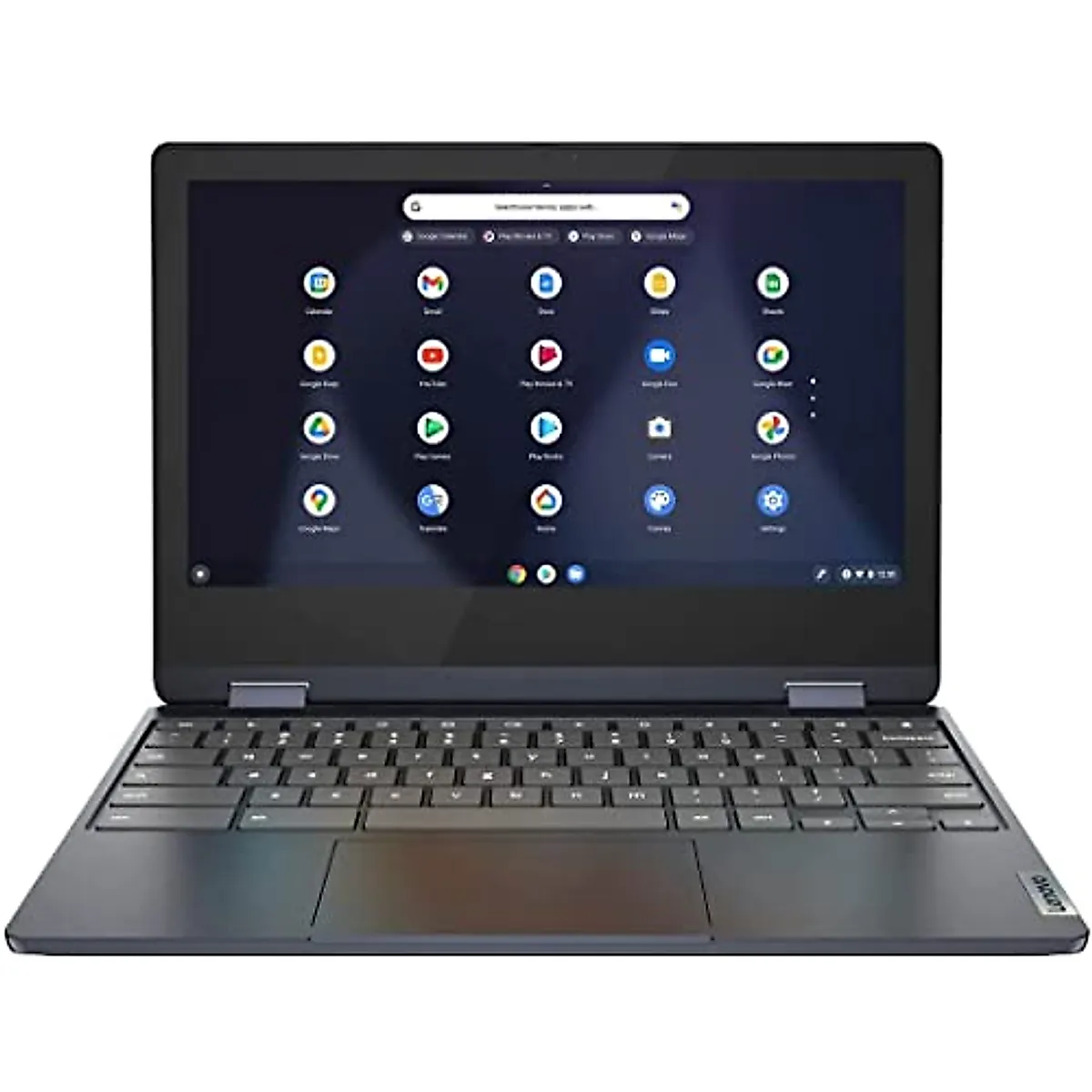 Lenovo 2022 Flex 3 Touchscreen Chromebook, 2-in-1 11.6" HD for Business and Student Laptop, MT8183 CPU, 4GB LPDDR3, 64GB eMMC, Webcam, Blue, Chrome OS, 32GB USB Card