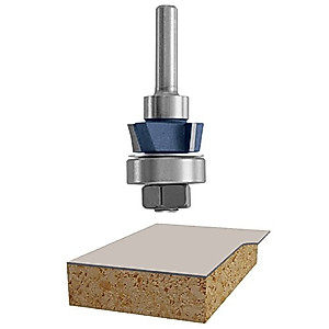 Bosch 85415M 15 degree x 5/16 In. Carbide Tipped 4-Flute Bevel Trim Assembly Bit