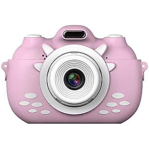 LKYBOA Kids Camera, Digital Video Camera Gifts for Boys and Girls, Toddler Video Recorder Mini Rechargeable and Shockproof Camera (Color : Pink)