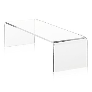 Product Carrier as a Decorative Bridge, Shoe Stand Made of Original Plexiglas (20.0 x 7.0 x 5.0 cm) Presentation Display, Sales Stand