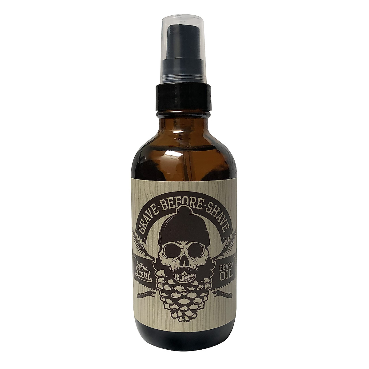 Grave Before Shave™ Pine/Cedar Wood Beard Oil 4oz. BIG BOTTLE