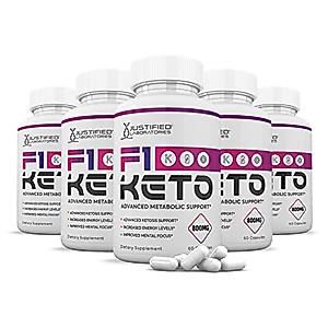 (5 Pack) F1 Keto Now 800MG Includes goBHB Exogenous Ketones Advanced Ketosis Support for Men Women 300 Capsules
