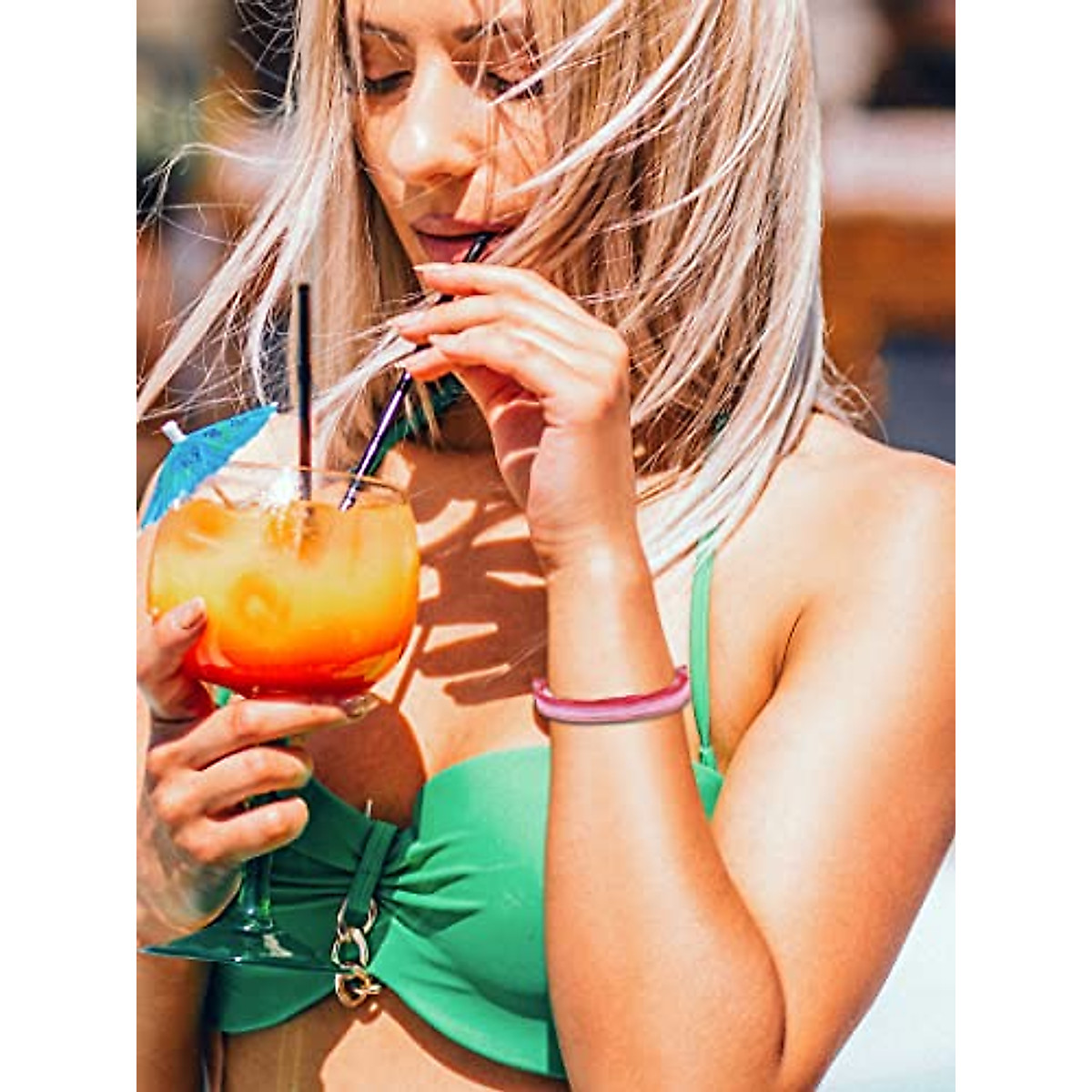 Dcfywl731 16 Pieces String Wave Bracelet for Teen Girls Colorful Handmade Braided Rope Friendship Bracelets Boho Surfer Bracelet for Teen Girls Summer Beach Bracelets Anklets Jewelry