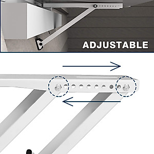 Pearwow Window Air Conditioner Support Bracket, 85 lbs Light Duty Air Conditioner Support Bracket,Universal Window AC Bracket,Designed for AC Unit 5,000 to 10,000 BTU