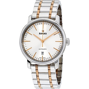RADO R14077113 Diamaster XL Automatic Men's LUXURY WATCH Swiss Automatic rose Two tone gold 41mm case