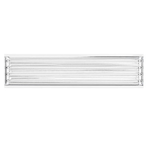 Four-Bros Lighting HB4-T8/LED/18W/850 4 Lamp LED High Bay Warehouse Shop Light Fixture T8 Single Ended Bulbs Included-11,440 Lumens