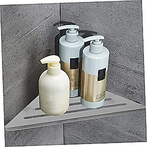 Zerodeko 3pcs Hanging Storage Shelves Metal Shelving Wall Mount Shelves Wall Storage Rack Bathroom Wall Rack Wall Corner Shelf Toilet Storage Holder Bathroom Accessories Corner Shower Rack