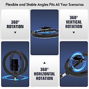 Overhead Camera Mount with Selfie Ring Light and Phone Holder, 10" LED Ring Light for Desk with Stand and Remote for iPhone,Phone Tripod with Light for Video Recording Vlog TikTok Live Stream Cooking