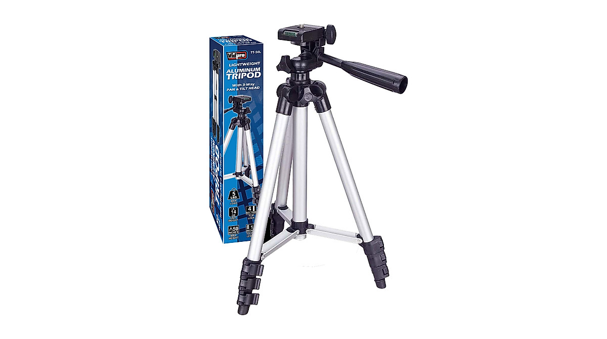 Vidpro TT-50L 50" Lightweight Aluminum Tripod