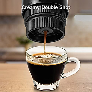 Eastsign Manual Espresso, Portable Espresso Machine, Compatible Ground Coffee, Hand Coffee Maker, Travel Gadgets, Manually Operated, Perfect for Camping, Hiking…