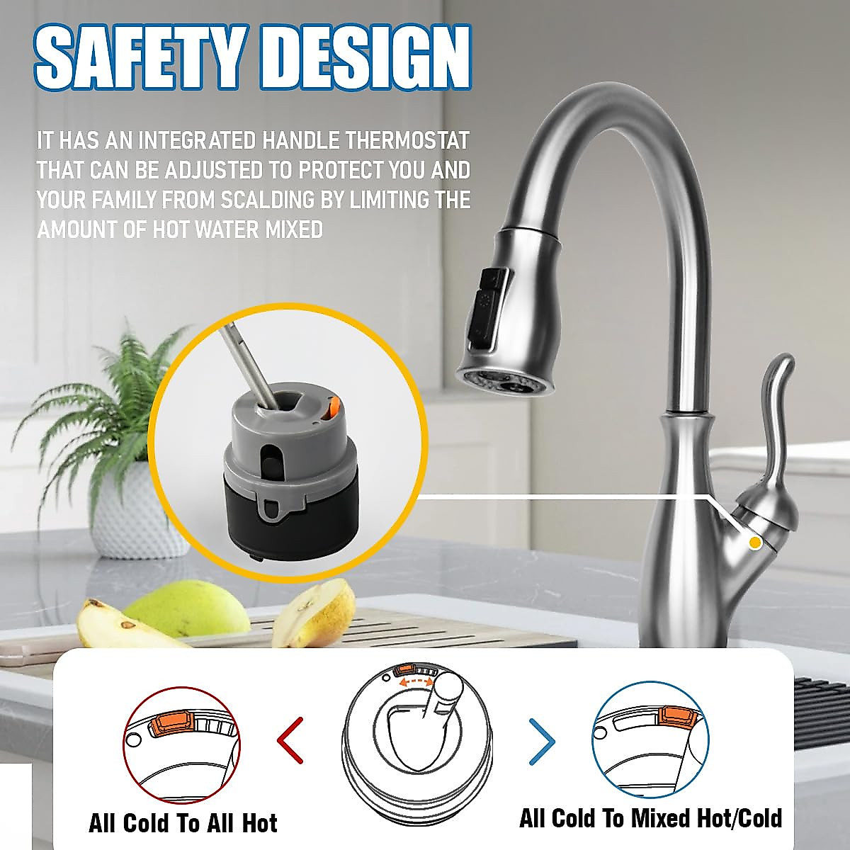 Upgrade RP50587 Cartridge for Delta DST Single-Handle Kitchen and Lavatory Faucets (36mm), with RP51503 Bonnet Nut and Allen Wrench