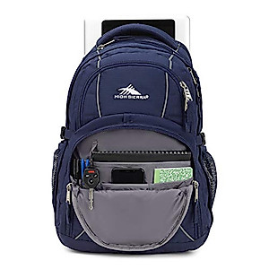 High Sierra Swerve Laptop Backpack, True Navy, One Size
