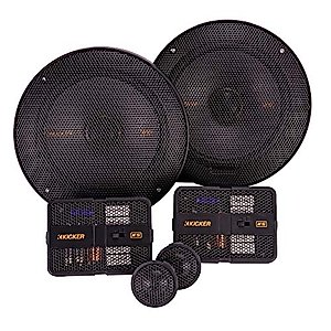 KICKER 47KSS6504 KS Series 6.5" Component System with 1" Tweeters, 4ohm