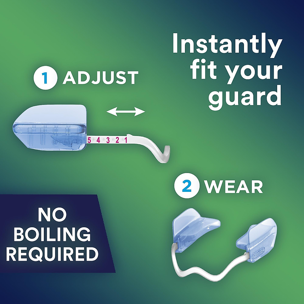 DenTek, Comfort-Fit Dental Guard for Nighttime Teeth Grinding, 2 Count (Packaging May Vary) with DenTek ReadyFit Disposable Dental Guards BPA Latex Free, 12 Count