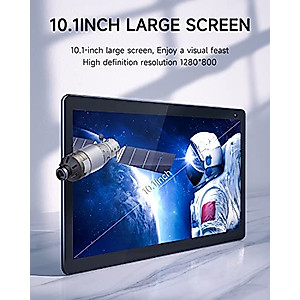 10 inch Tablet Android, Tablets Computer 32GB ROM Storage 512GB Expand, 1280x800 IPS Touch Screen,2MP&8MP Camera, Support Bluetooth, WiFi, 6000mAh Battery, Google Certified Tablet PC, Gray