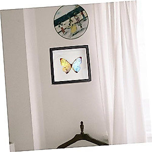 IMIKEYA 1pc Specimen Photo Frame 3d Floating Frame Specimen Holder Frame Lounge Sets Wood Frames Wood Picture Frames Black Picture Frames Black Decorate Three-dimensional Glass A4