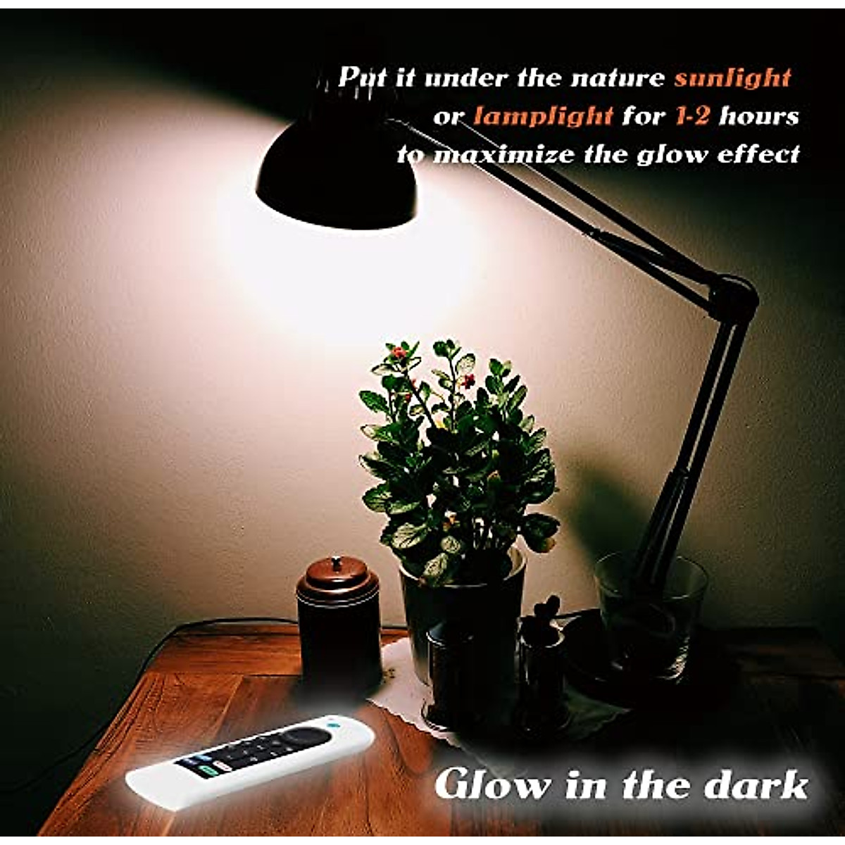 Universal Firestick Remote Cover Glow in The Dark - TV Stick 4k Remote Cover 2nd/3rd Gen, Firestick Remote Case Anti Slip Silicone Sleeve (White)