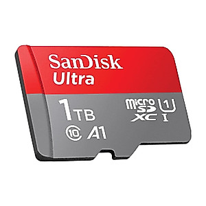 SanDisk 1 Terabyte Ultra Class 10 Memory Card 1TB Memory Card for OLED Nintendo Switch Gaming Console (SDSQUA4-1T00-GN6MN) UHS-I Bundle with (1) Everything But Stromboli SD & MicroSDXC Card Reader