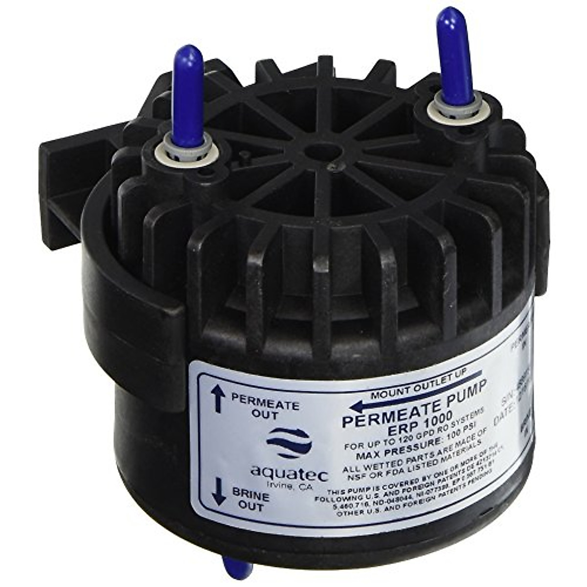 Aquatec FBA_617629986761 permeate Pump, Black