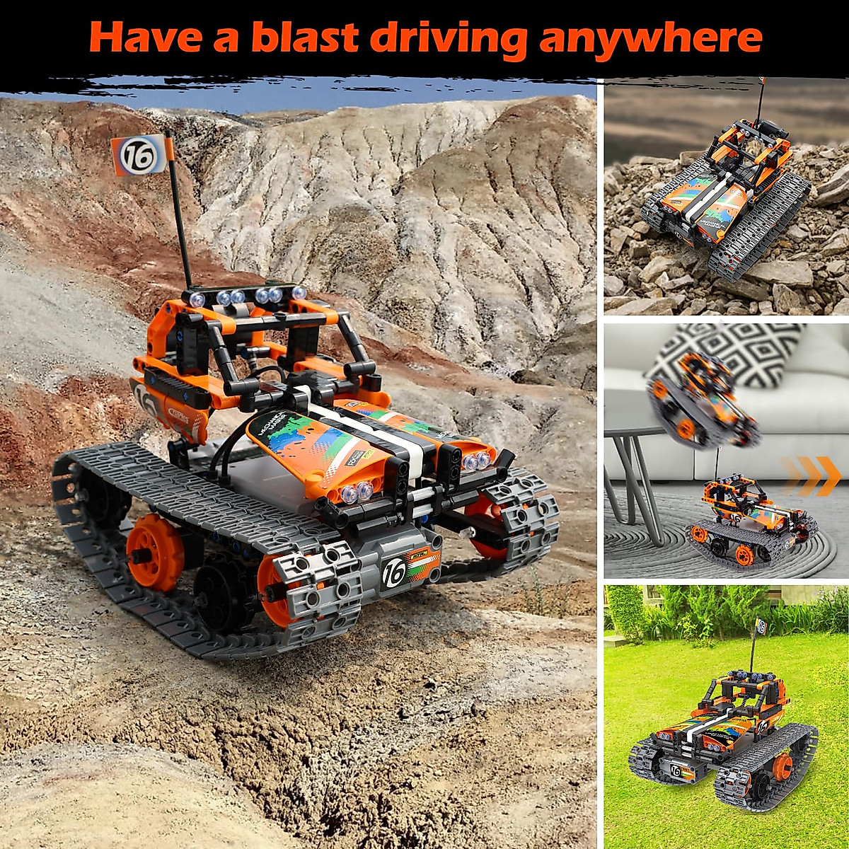 IQBOX Building Toys STEM Robot Kit for Kids Ages 8-12, Remote Control Erector Sets Engineering Robotics Kits, Educational Birthday for Boys & Girls 5-7 9 10 11 13 14+ Year Old