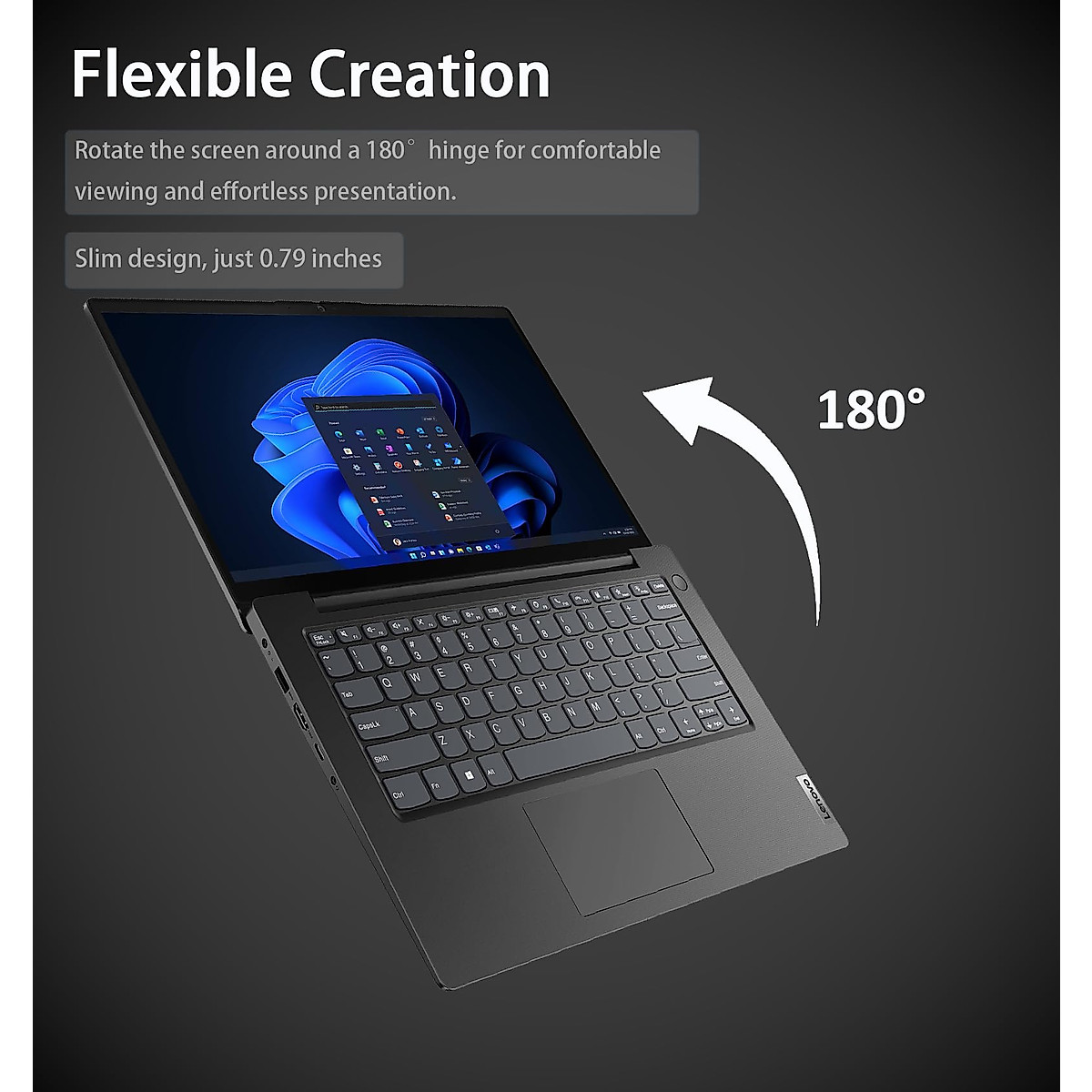 Lenovo Laptop V14 for Business, Student (14" FHD Anti-Glare, AMD Ryzen 5 5500U (> i5-1135G7), 40GB RAM, 1TB SSD) Webcam w/ Shutter, Military Grade, Type-C, Ethernet, Wi-Fi, Win 11 Pro, Black – 2024