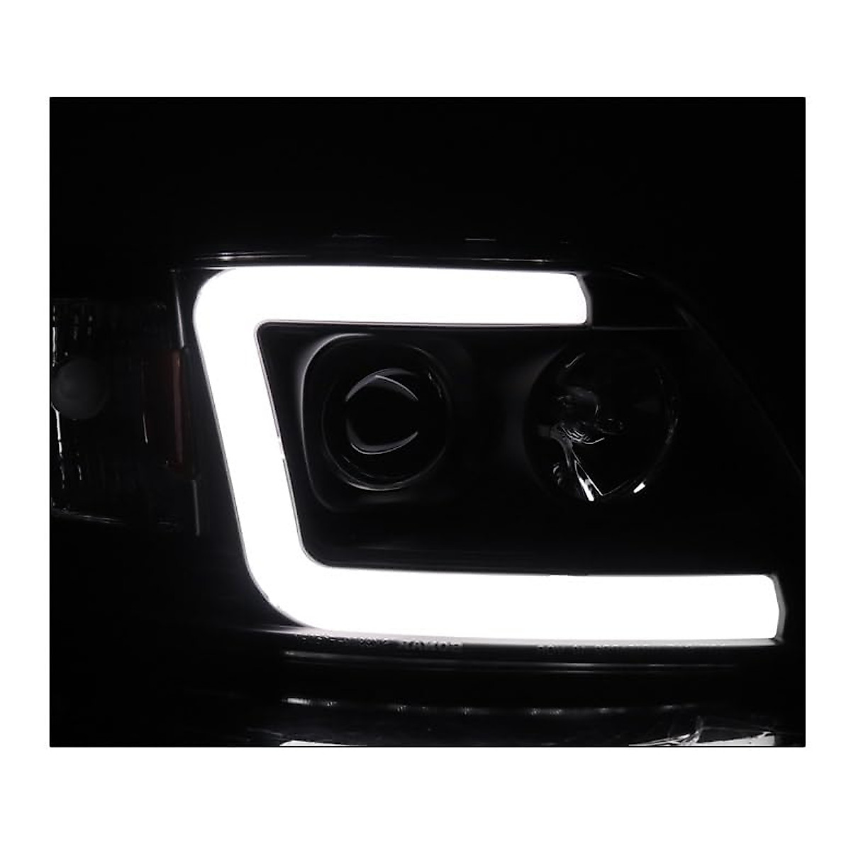 ZMAUTOPARTS LED Black Projector Headlights Headlamps For 1997-2003 Ford F-150/1997-2002 Expedition