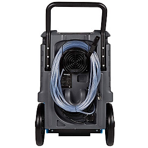 BlueDri BD-76 Commercial Dehumidifier for Home, Basements, Garages, and Job Sites. Industrial Water Damage Equipment - Pack of 1, Blue