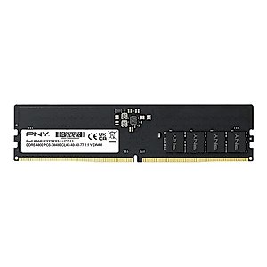 PNY Performance 16GB DDR5 4800MHz (PC5-38400) CL40 1.1V Desktop (DIMM) Memory – MD16GSD54800-TB