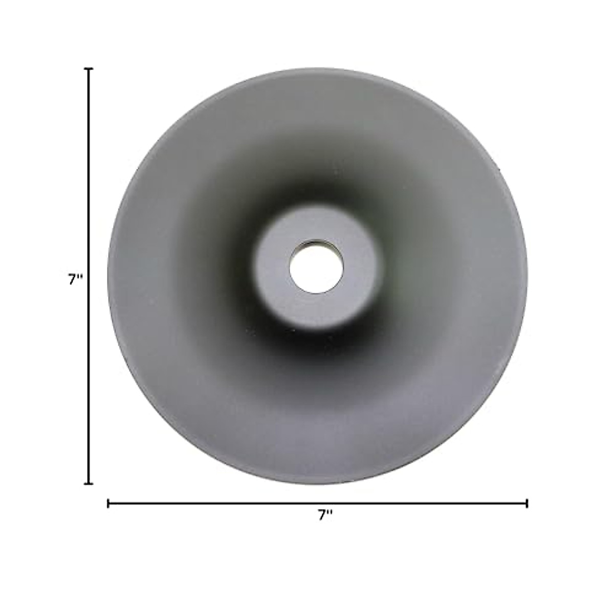 Flexible 7" Diamond Cup Grinding Polishing Disc Wheel with RCD Newest Technology & Rubber Cushioned Body for Universal Purpose (Flexible, 7", 10.6 oz Very Light)